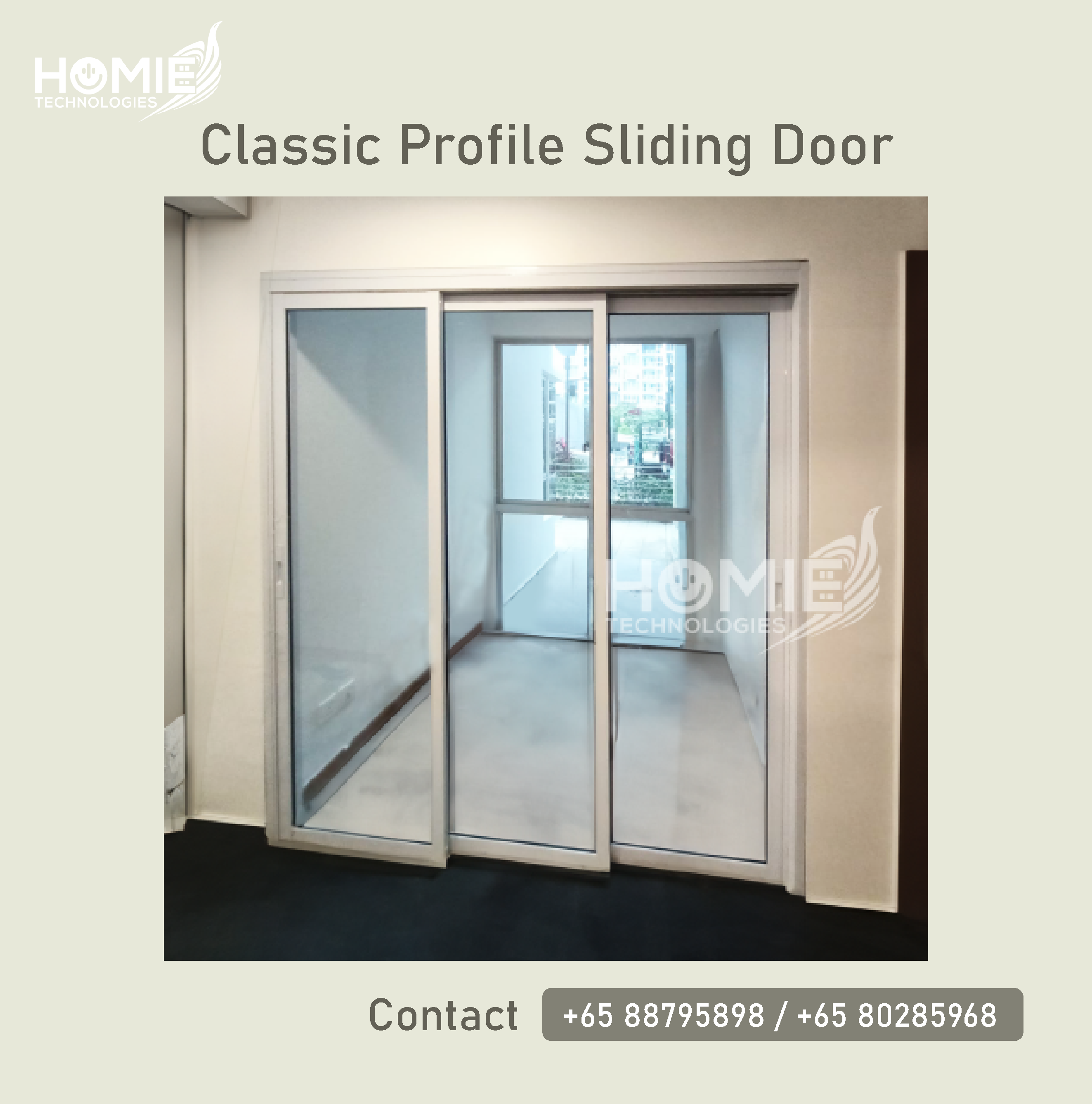 Classic Profile Sliding Door – Homie Technologies