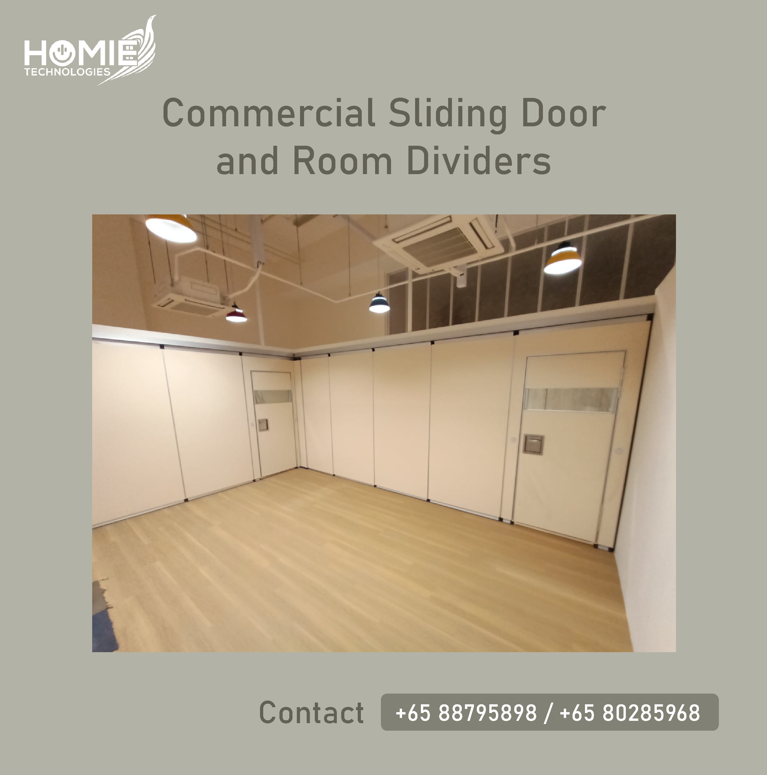 Premium Commercial Sliding Door and Room Dividers – Homie Technologies