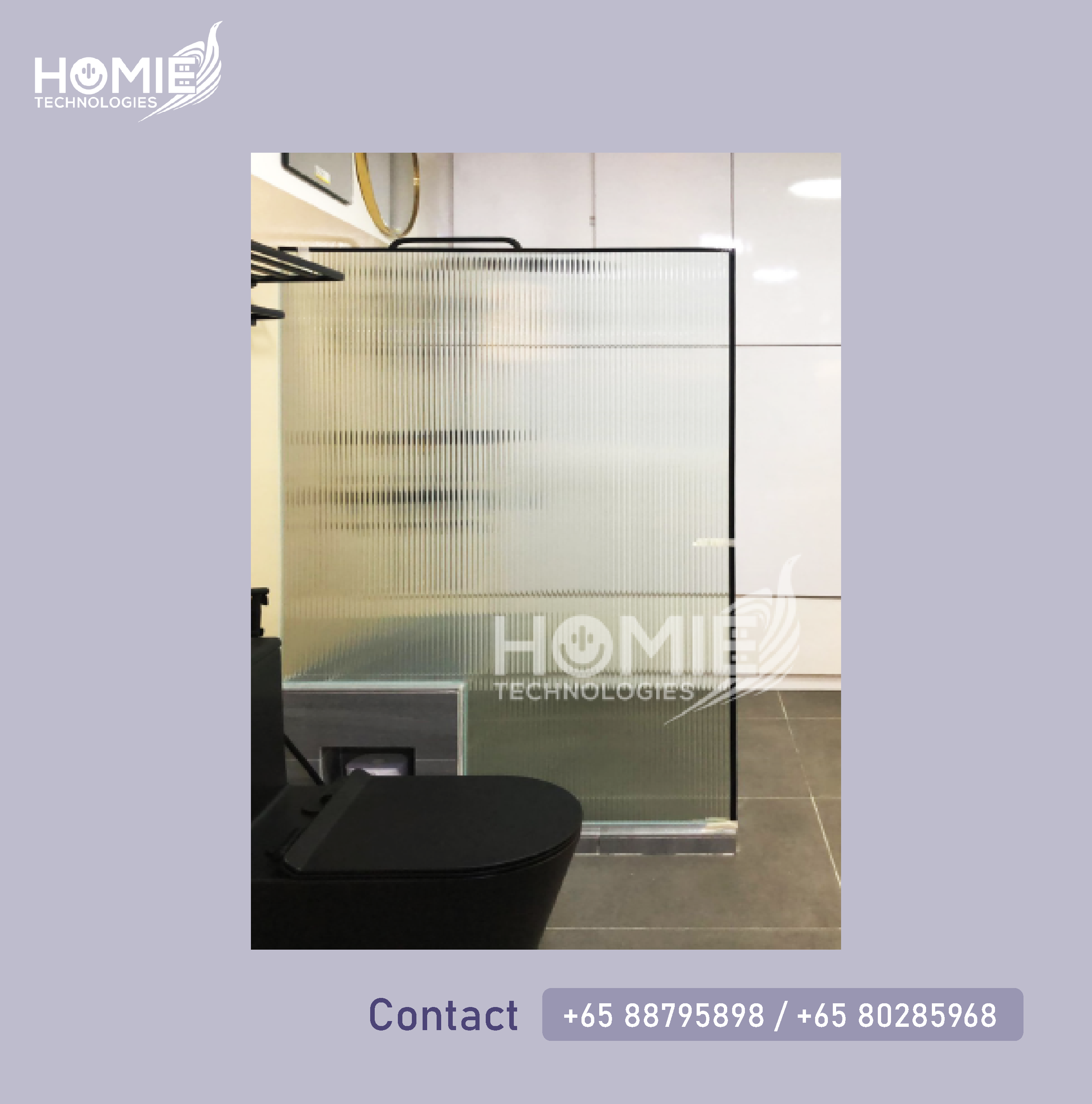 Tempered Glass Shower Screen (Swing/ Sliding/ Fixed Panel) – Homie ...