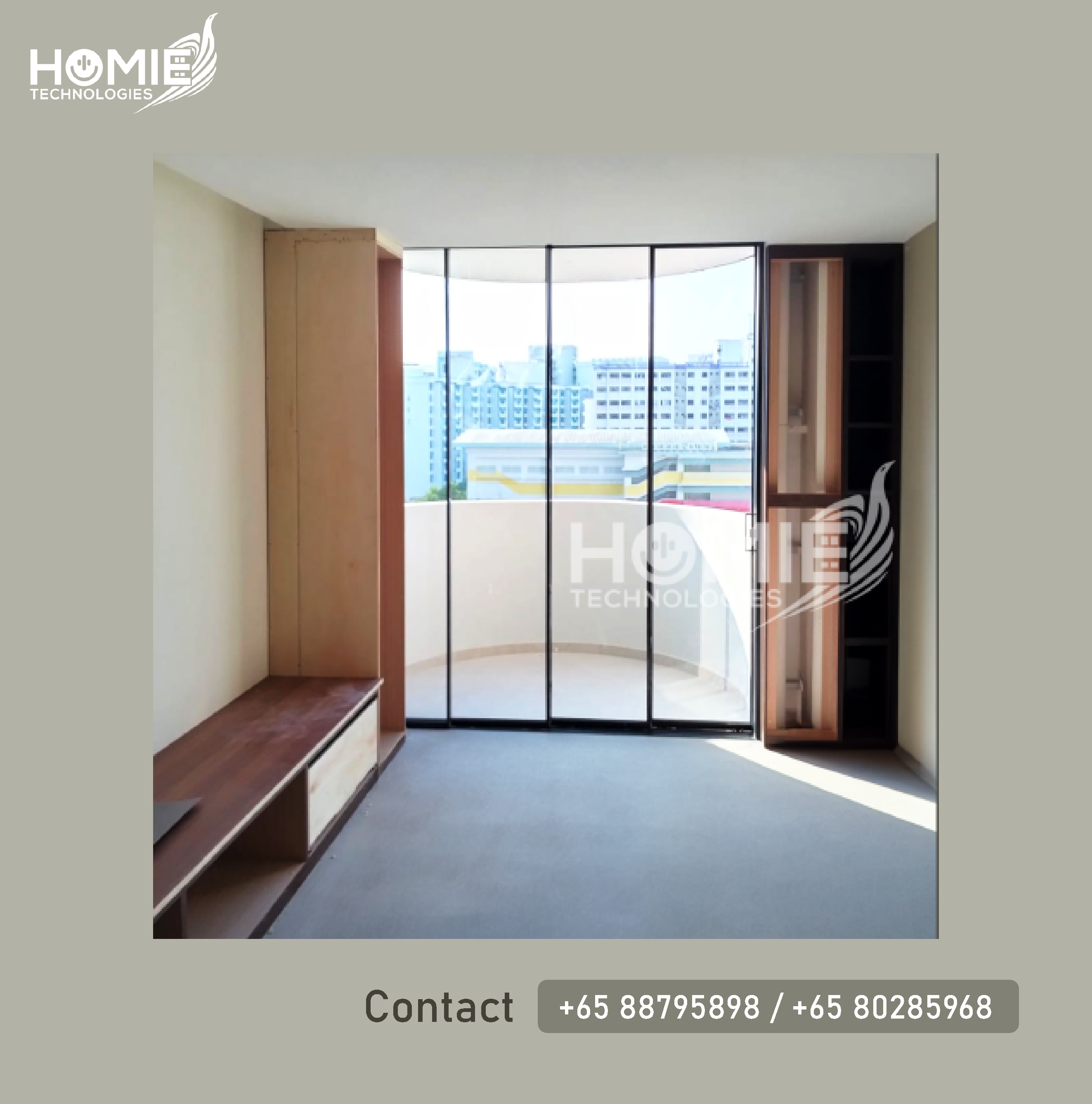 Slim Profile Sliding Door – Homie Technologies