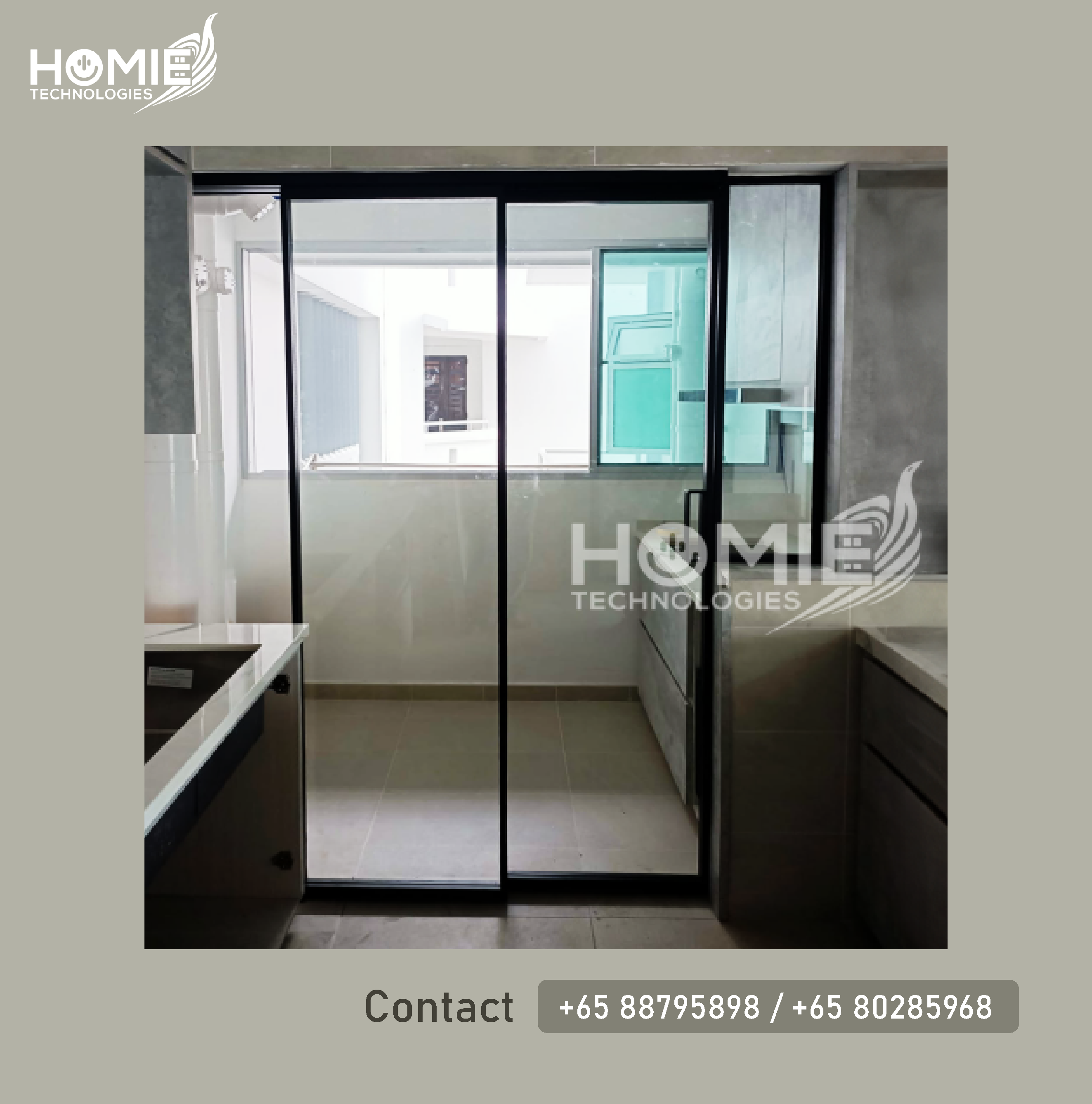 Slim Profile Sliding Door – Homie Technologies