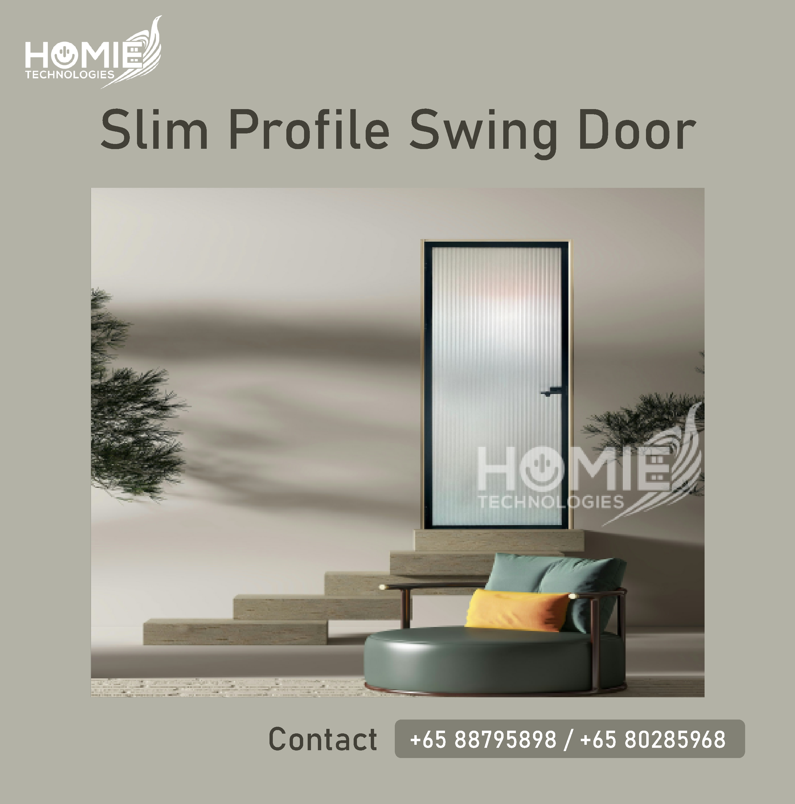 Slim Profile Swing Door – Homie Technologies