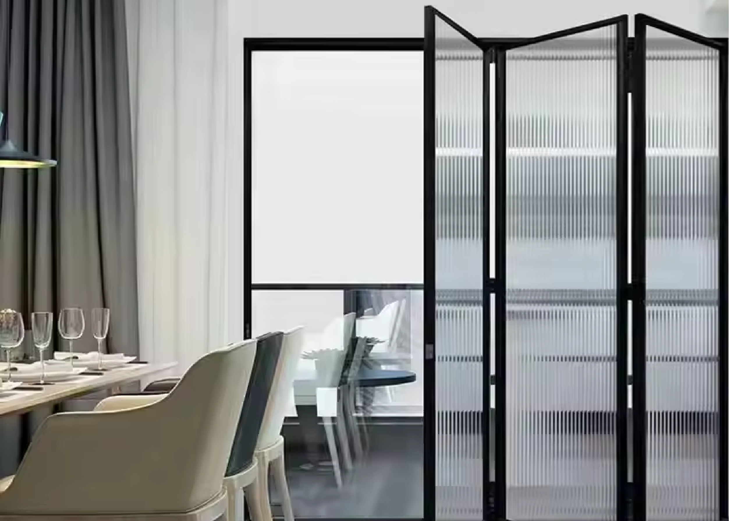 Slim Profile Bi-Fold Door – Homie Technologies