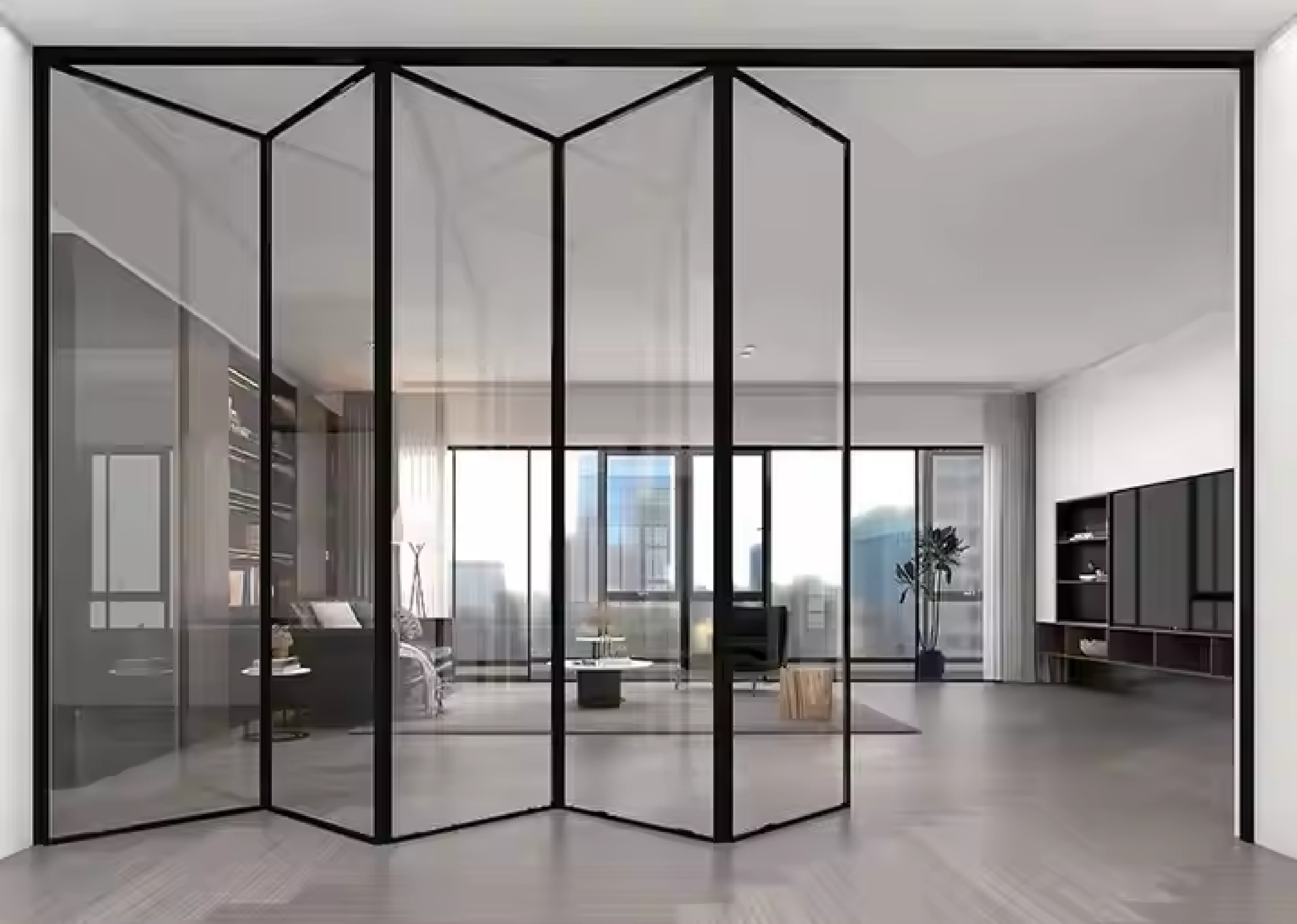 Slim Profile Bi-Fold Door – Homie Technologies